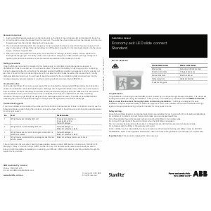 Stanilite Single Point Economy Exit Lighting with LIFEPO4 Battery and S ...