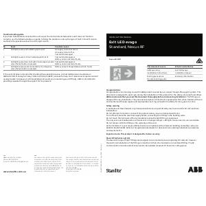 Stanilite Nexus RF Platinum Exit Lighting LED Evago Ceiling Mount SS