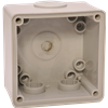 NHP ISO Back Box/Base, 1 Gang - Large 63mm depth, Grey