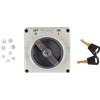 NHP ISO Surface Switch - Key, Lock in ON/OFF, 2 Pole 20A 250V AC, w/o ...
