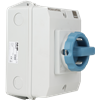 Socomec ISO Enclosed Isolator, IP 65 Plastic Grey, Handle - Blue, 3P 40A